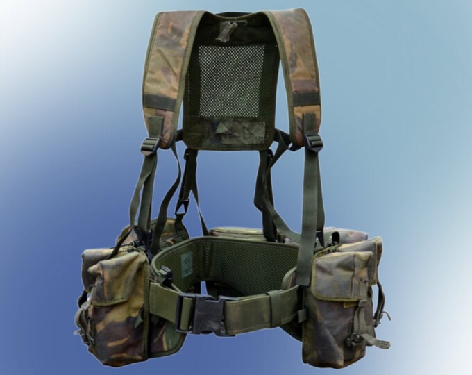 British Army Chest Rig Airborne DPM Tactical Vest, SURPLUS, Good ...