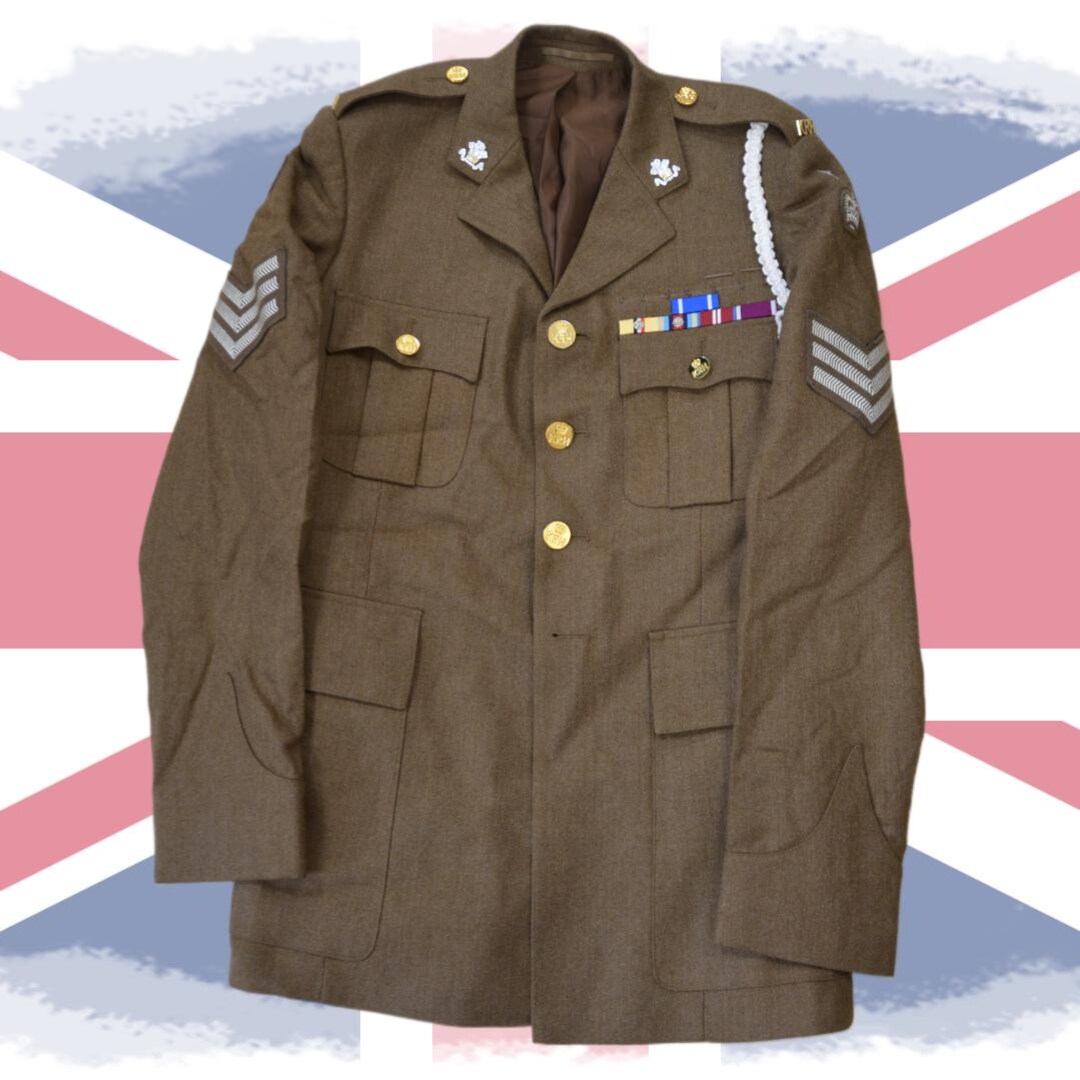 British Army No. 2 Military Jacket With the Rank of Sergeant KRH, Has ...