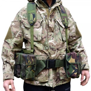 British Army Chest Rig Airborne DPM Tactical Vest New, Belt, Pouch ...