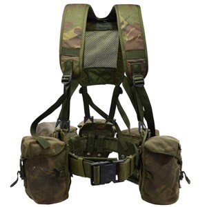 British Army DPM Chest Rig With 5 Pouches, Adjustable, Demob Good ...