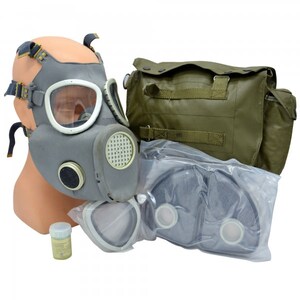 MP-4 bulldog Gas Mask With Integrated Filters, Improved Visibility, New ...