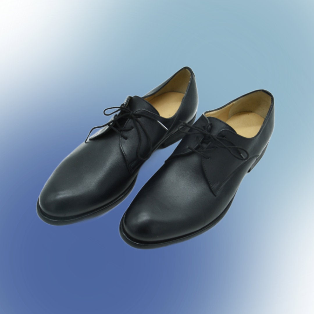 Leather Dress Shoes IPR Bundeswehr Black, Military Surplus, Coffin ...