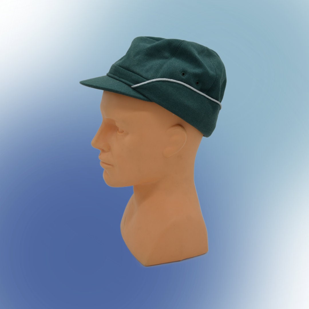 Vintage Old German Military Cap, Uniform Cap Factory, Albert Kempf KG ...