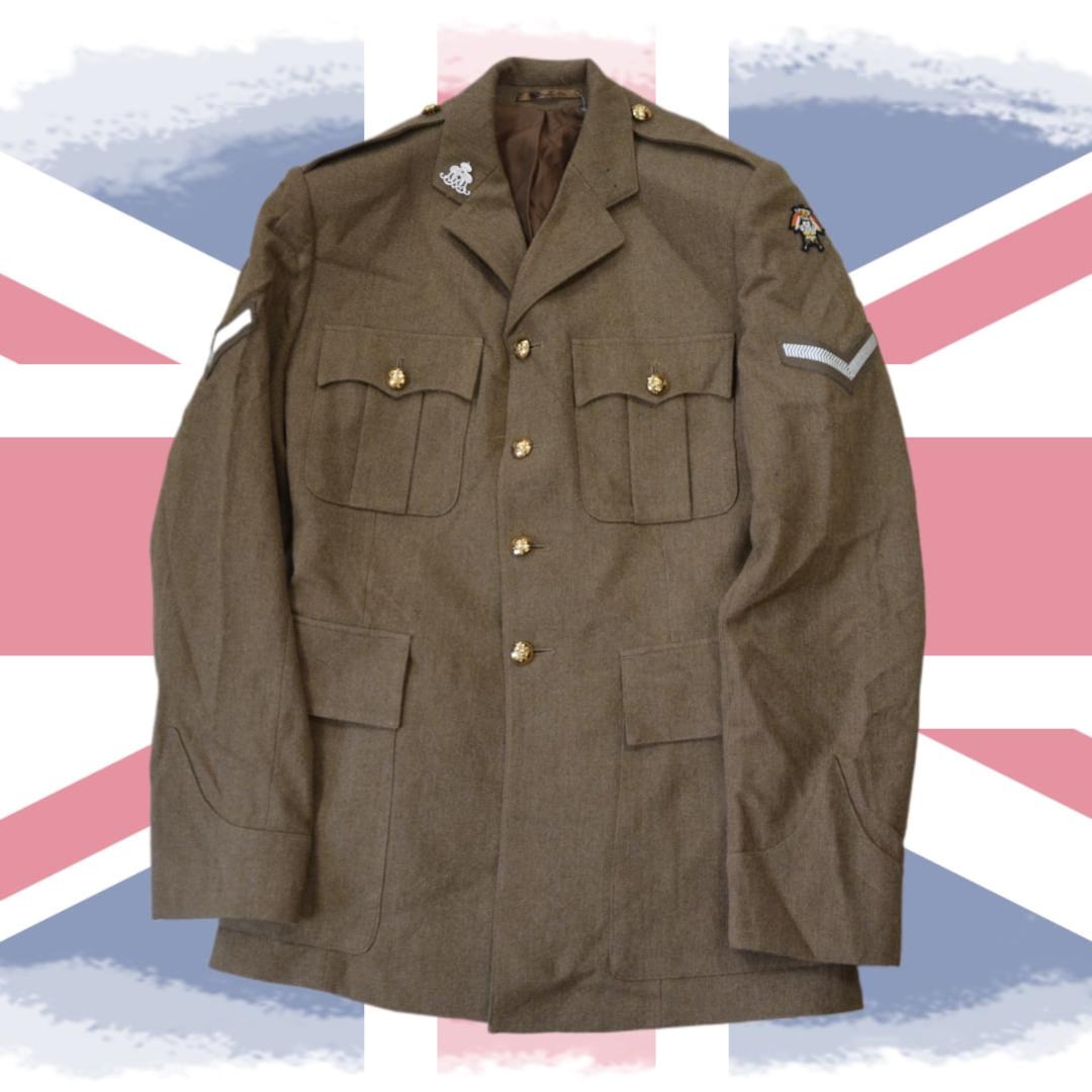 British Army No.2 Jacket Navy Badge With Lance Corporal Rank, 9th ...