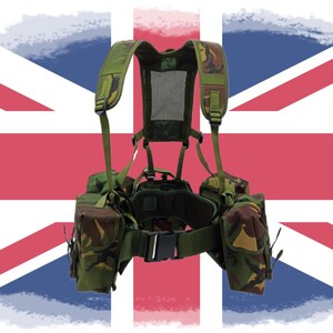 British Army Chest Rig Airborne DPM Tactical Vest New, Belt, Pouch ...