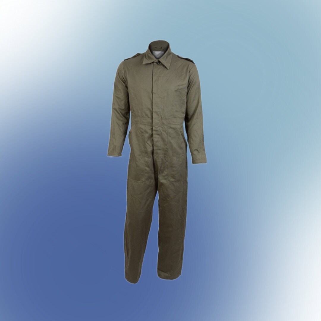 Dutch Olive Cotton Military Overalls Very Good Condition, Military ...