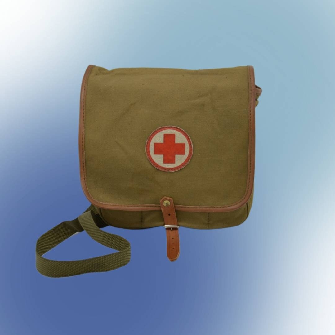 Polish Original Canvas Paramedic Bag From the Equipment of the Polish ...