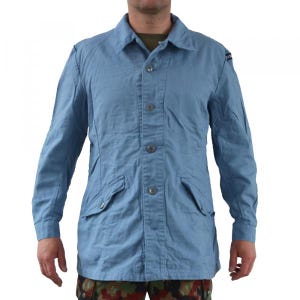 Swedish Civil Defense Blue M/59 Jacket - Vintage Military Style ...