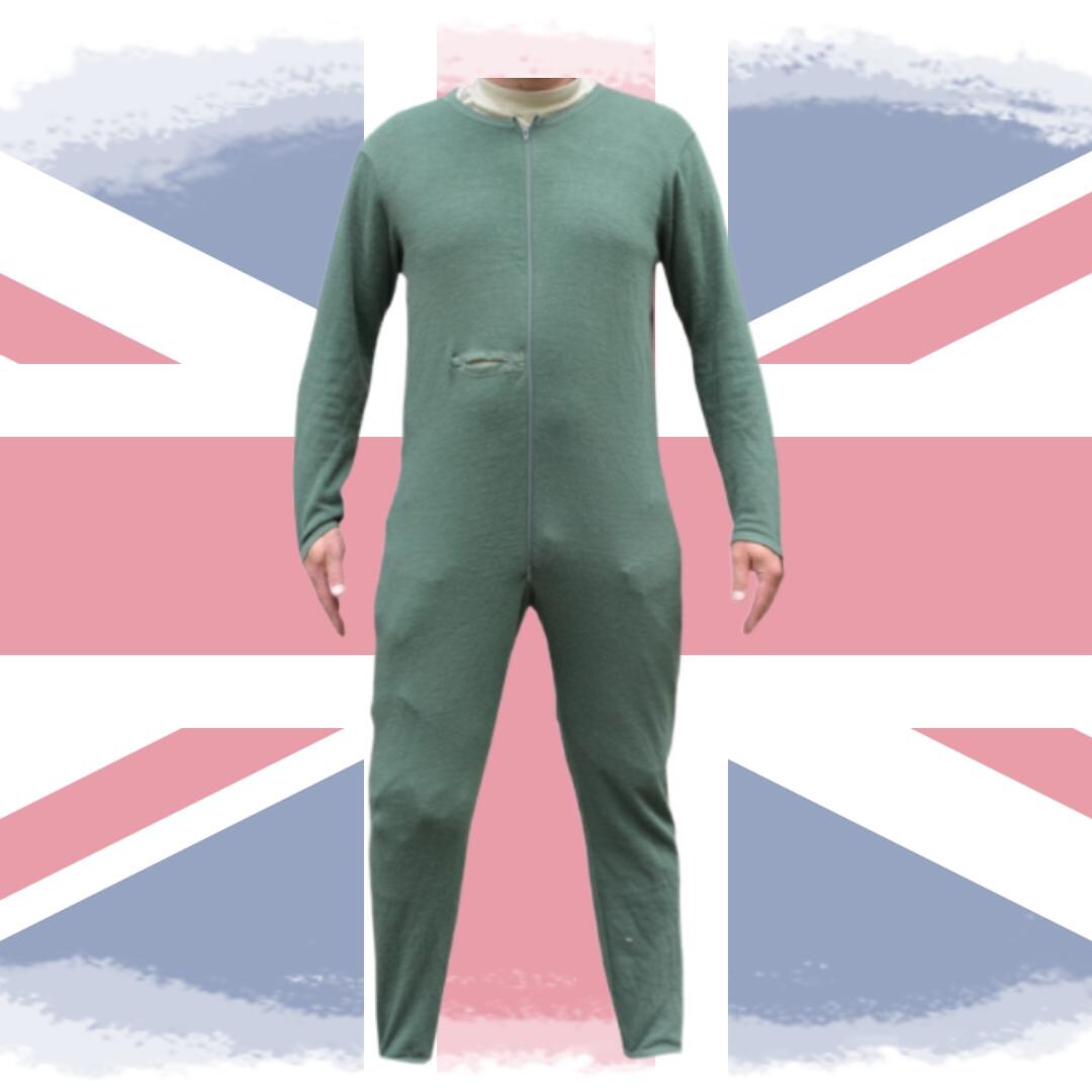 British Army Wool Thermal Suit TPG - Olive, 100% Wool, Two-way Zip ...