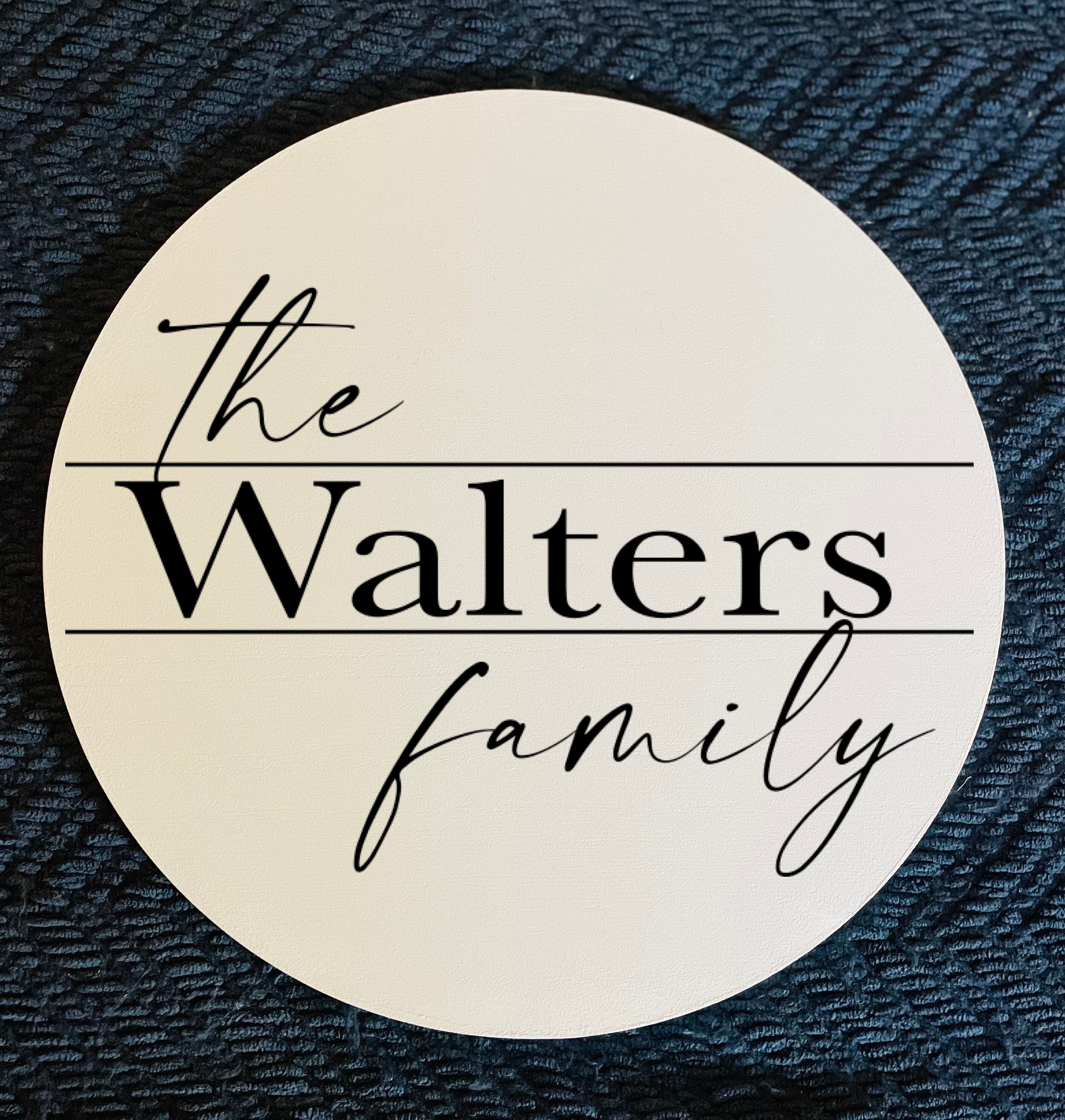 Family Name Welcome Sign, Personalized Welcome Sign, Housewarming Gift ...