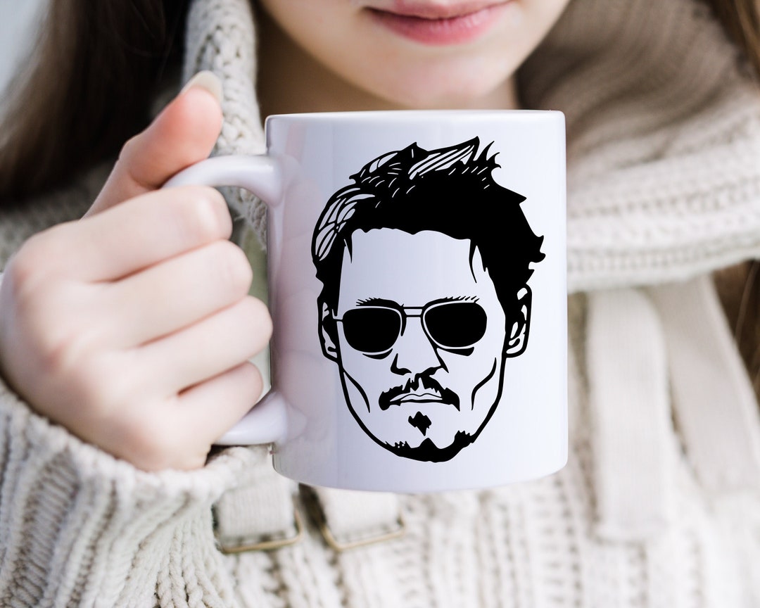 Johnny Depp 15 Oz Coffee Mug - Megapint, Officer Squarehead, Hearsay ...