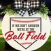 Baseball Mom Wooden Door Hanger, Ballfield Sign, Front Door Decor - Etsy