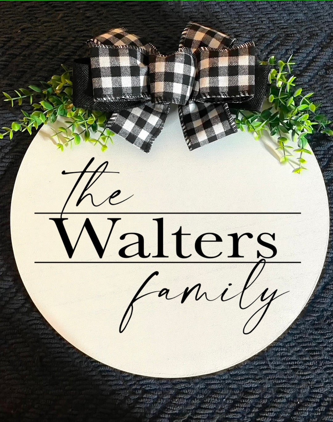 Family Name Welcome Sign, Personalized Welcome Sign, Housewarming Gift ...