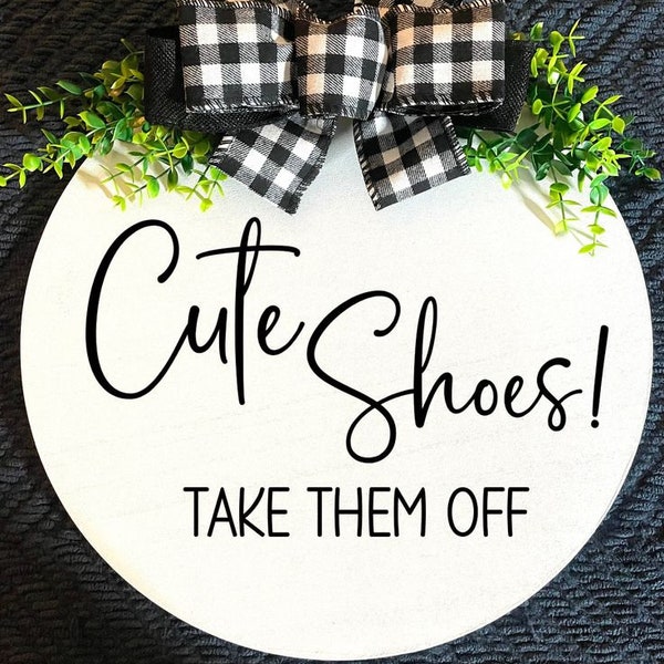 No Shoes Funny Sign - Etsy