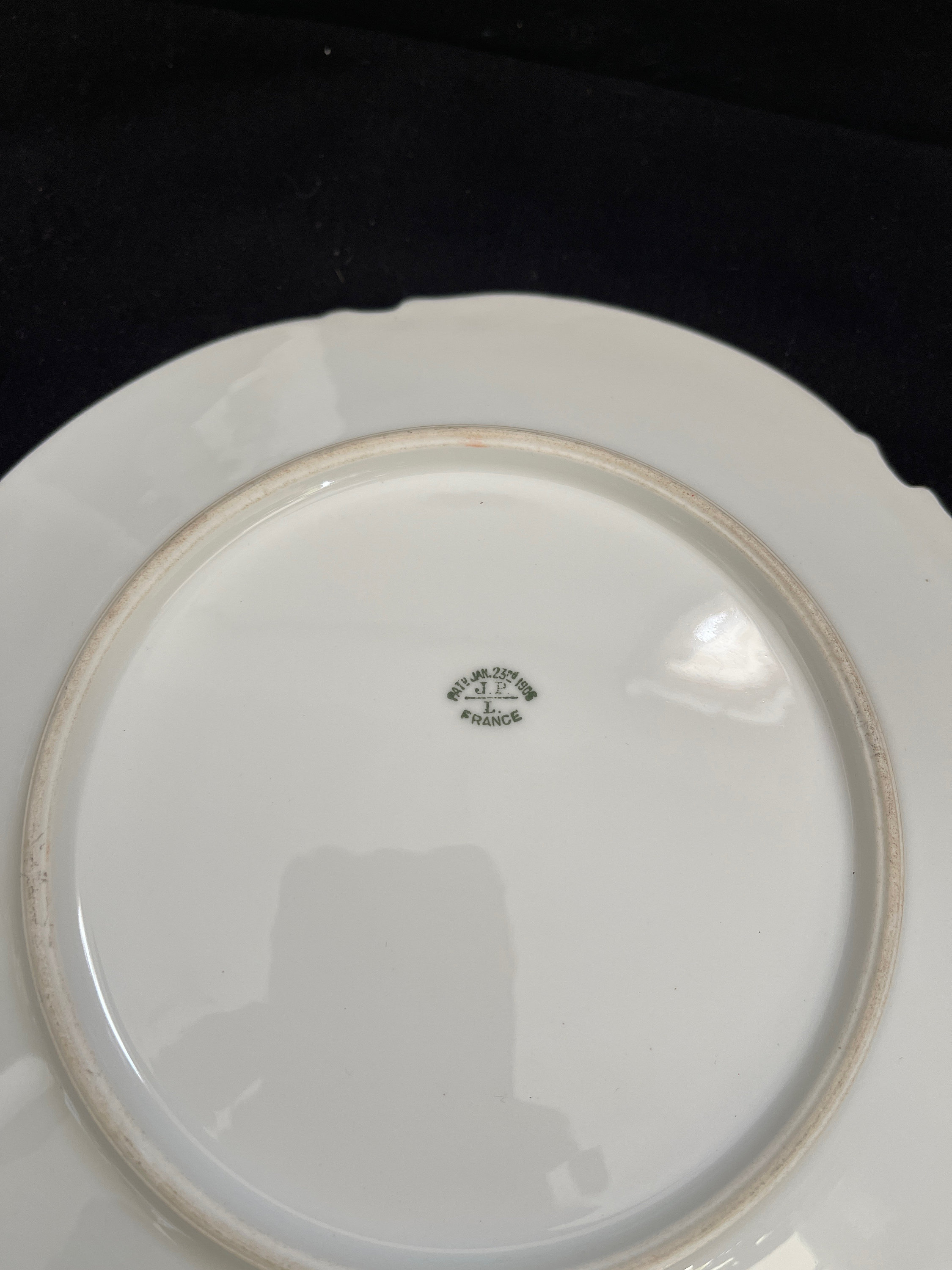 Antique Hand Painted France J.P.L. Plate - Etsy