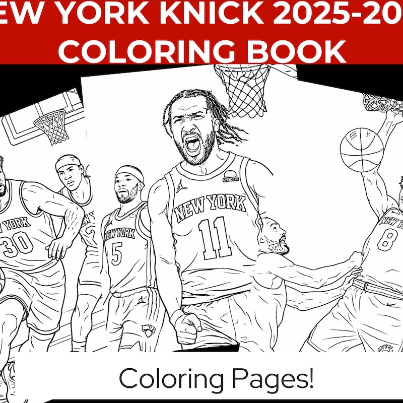 Nba Coloring - Etsy