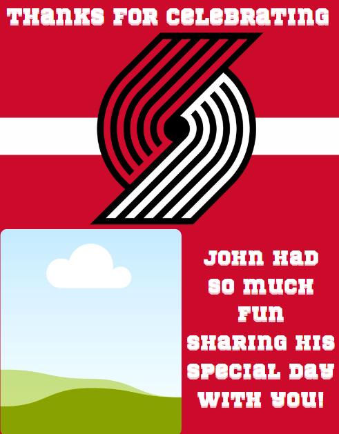 NBA Themed Birthday Party Invitations Score Big on Fun - Etsy