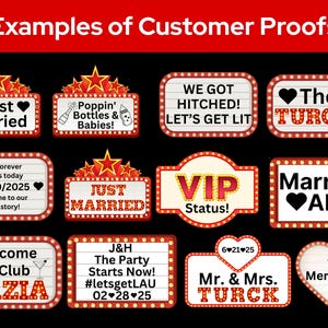 Custom Wedding Reception / Party Entrance Sign, VIP Bottle Service Sign ...