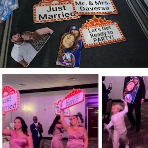 Custom Wedding Reception / Party Entrance Sign, VIP Bottle Service Sign ...