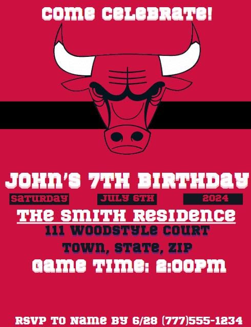 NBA Themed Birthday Party Invitations Score Big on Fun - Etsy