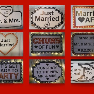 Custom Wedding Reception / Party Entrance Sign, VIP Bottle Service Sign ...