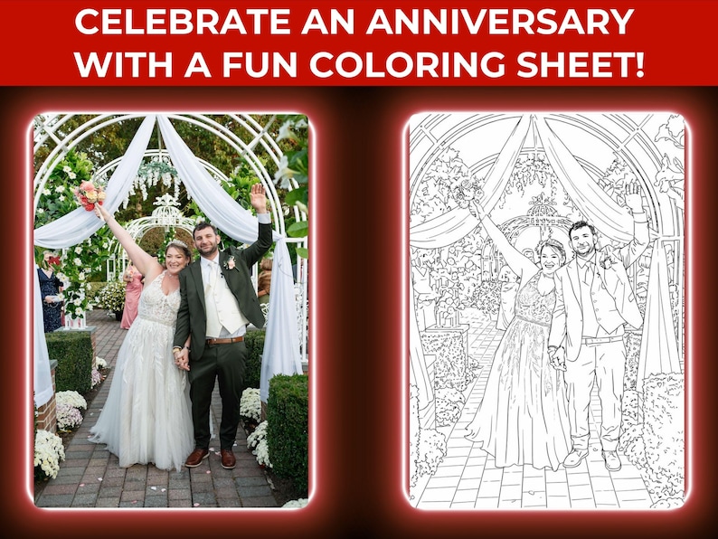 Custom Coloring Page From Your Photo | Personalized Coloring Page ...