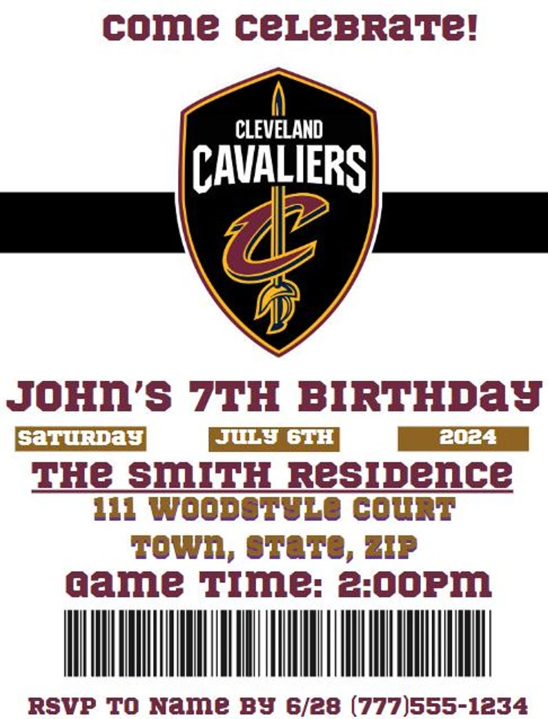 NBA Themed Birthday Party Invitations Score Big on Fun - Etsy