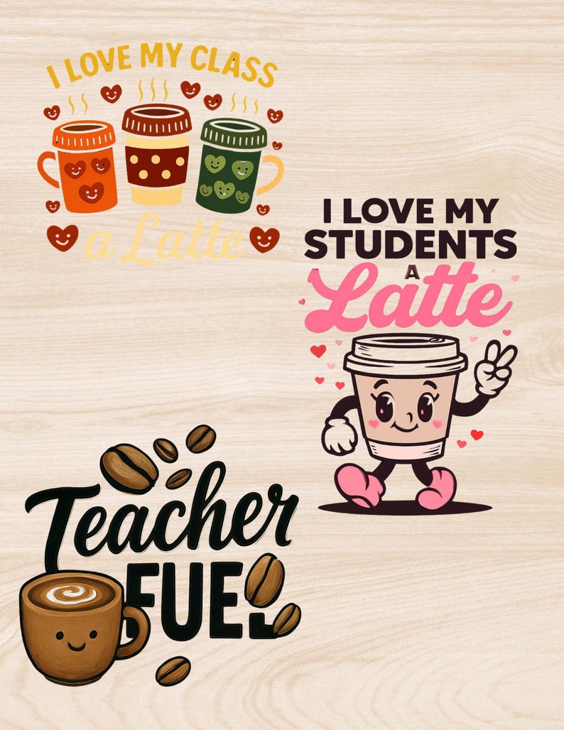Teacher Clipart Bundle Classroom PNG Images for Teachers Cute School ...