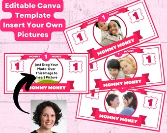 Editable Daddy Dollars, Behavior Bucks, Chore Bucks, Student Teacher ...