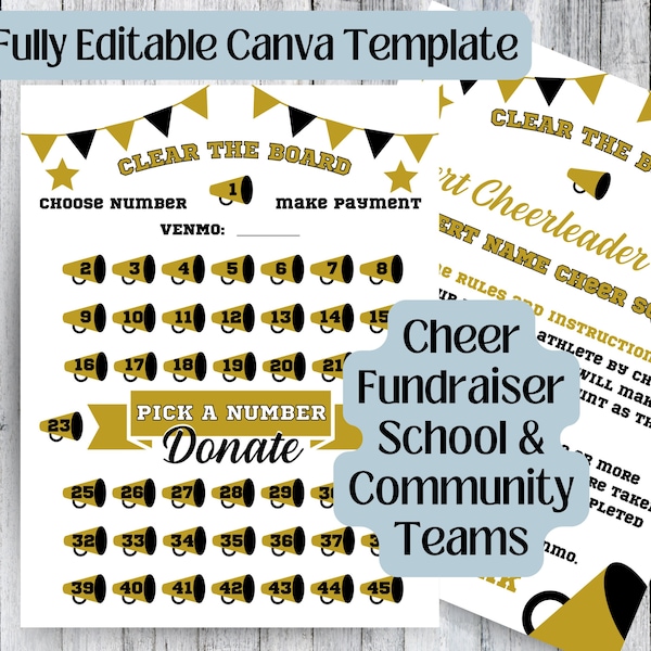 Black Out My Board Fundraiser - Etsy