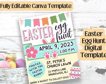 Editable Party With My Peeps Invitation Easter Party Invitation Easter ...