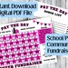 Pay the Day Cheer Team Fundraiser | Cash Calendar | School PTO ...