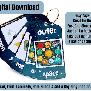 Space Busy Tags | Pre-school Cards | Autism Resources | Special Needs ...