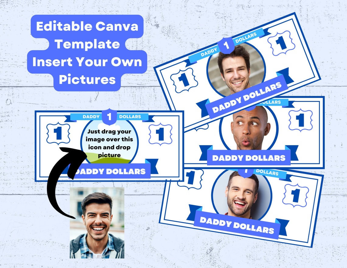 Editable Daddy Dollars, Behavior Bucks, Chore Bucks, Student Teacher ...