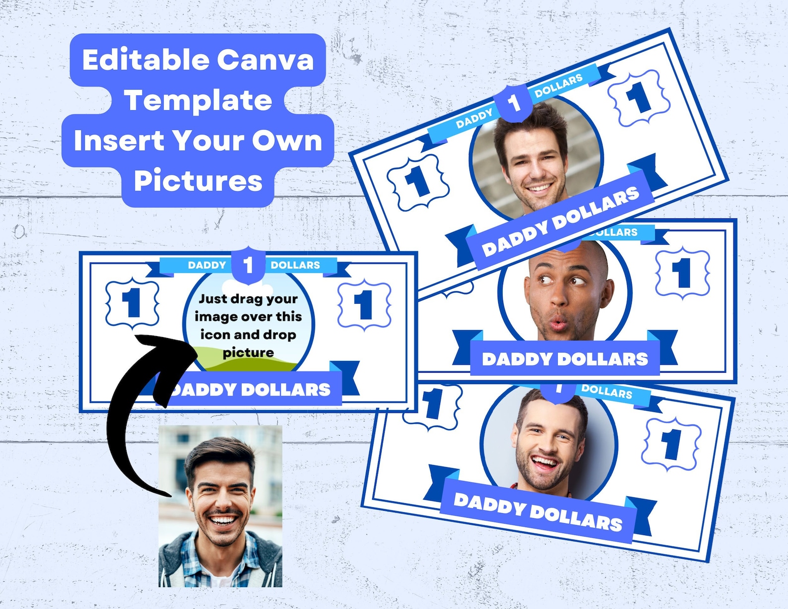 Editable Daddy Dollars, Behavior Bucks, Chore Bucks, Student Teacher ...