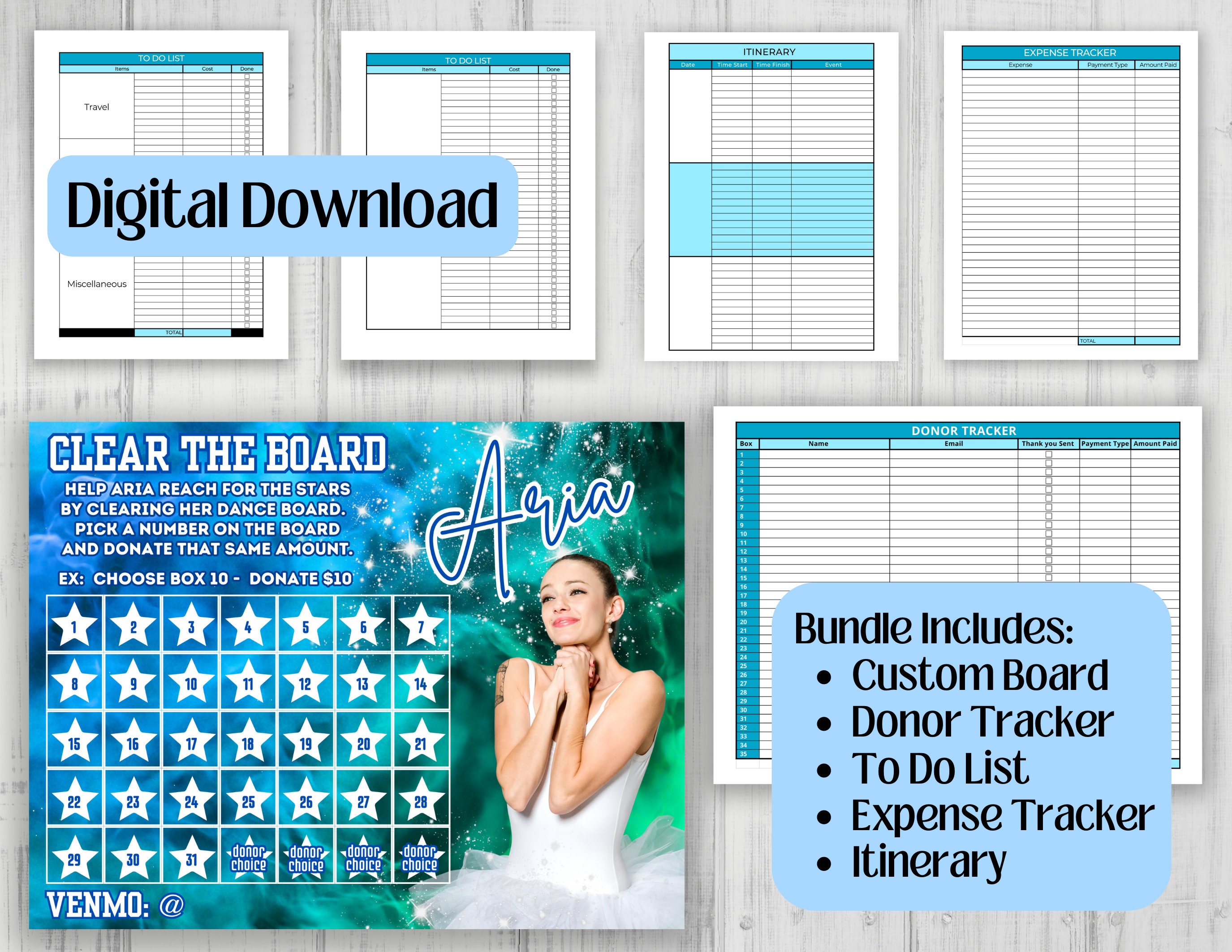 Clear the Board Dance Custom Photo Fundraiser Pick A Date to Donate ...