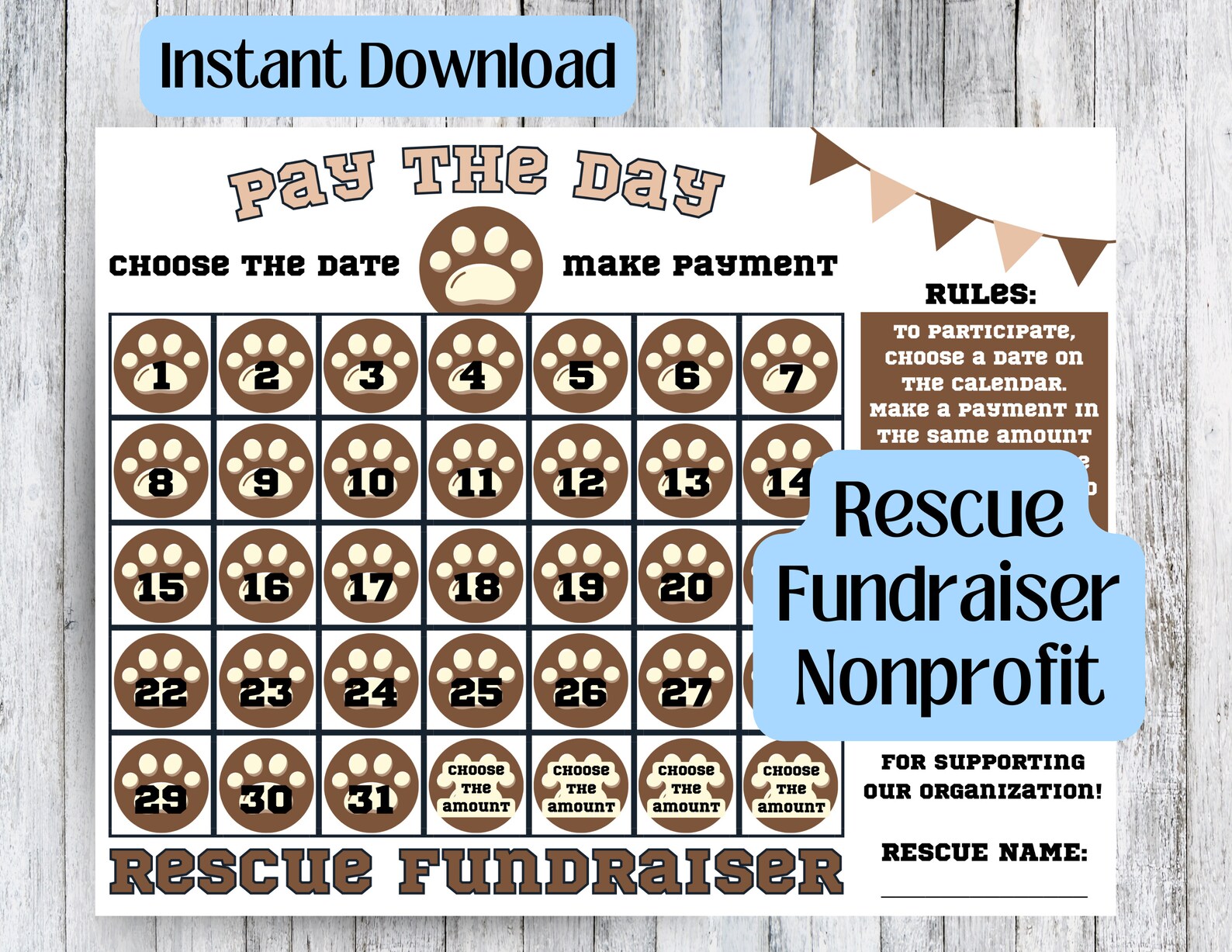 Pay the Day Animal Rescue Fundraiser | Dog Rescue | Pet Rescue | Rescue ...