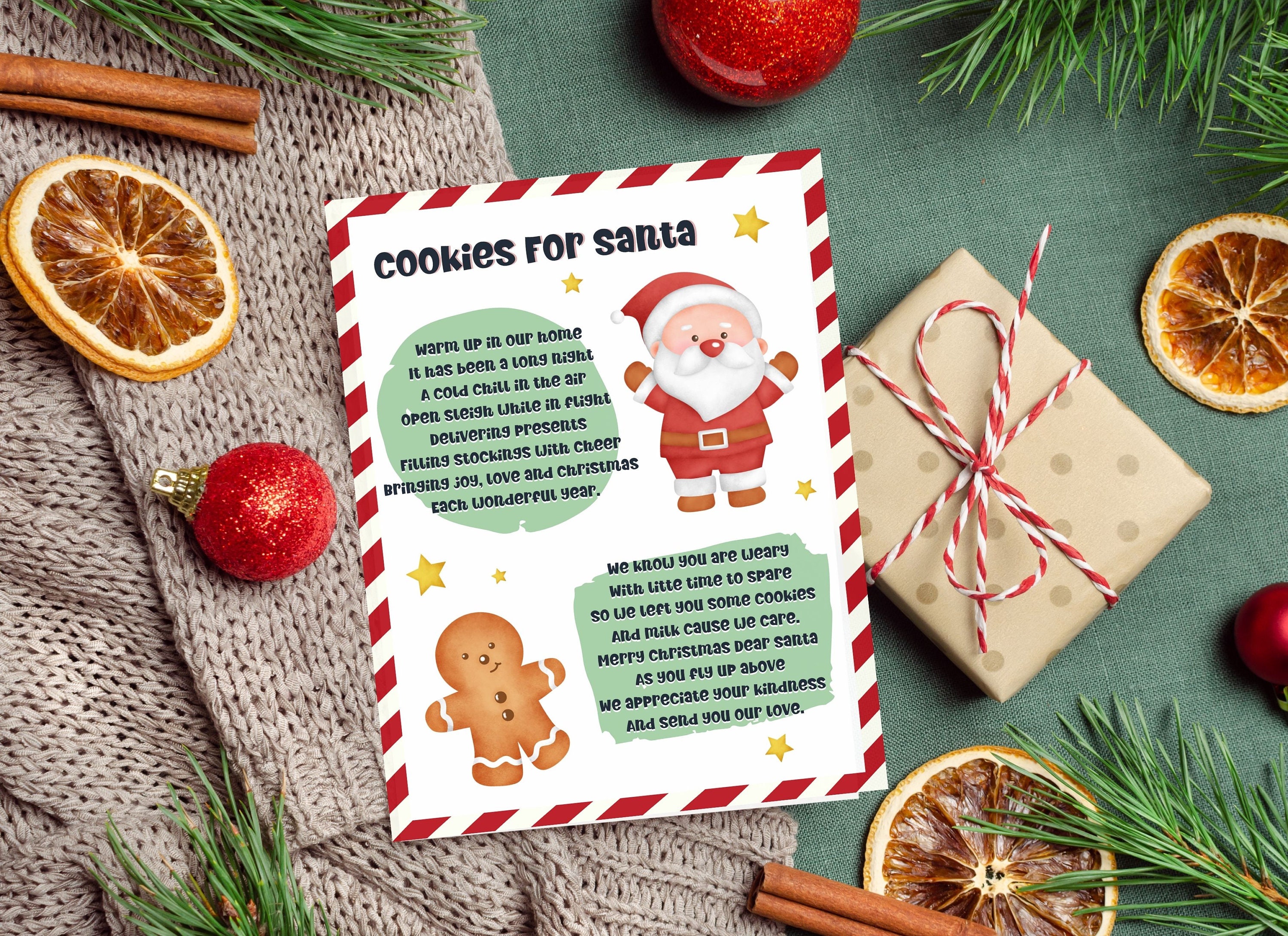 Christmastime Bundle, Cookies for Santa, Letter From Santa, Santa List ...