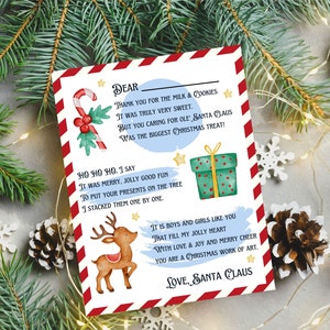 Christmas Eve Bundle, Cookies for Santa, Letter From Santa, Santa List ...