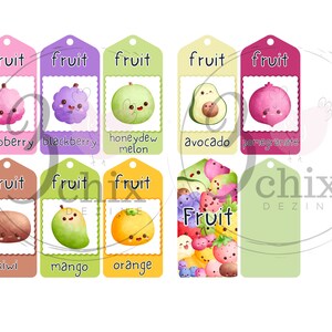 Fruit Busy Tags | Pre-school Cards | Autism Resources | Special Needs ...