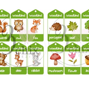 Woodland Busy Tags | Pre-school Cards | Autism Resources | Special ...