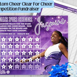 Clear the Board Cheer Custom Photo Fundraiser | Pick A Date to Donate ...