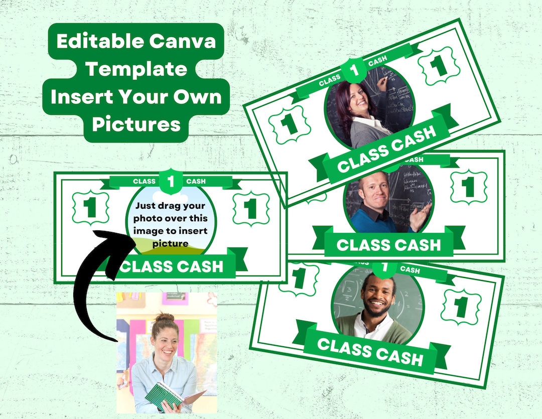 Editable Classroom Cash, Behavior Bucks, Student Teacher Reward ...