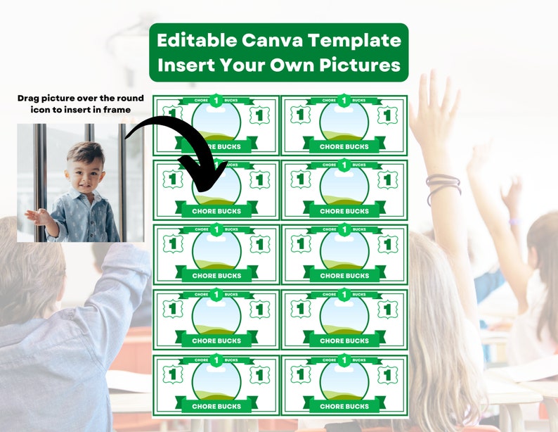 Chore Bucks Printable Behavior Bucks Student Teacher Reward - Etsy