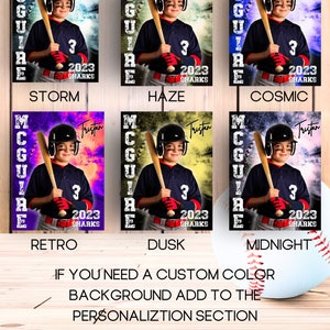 T-ball Baseball Custom Banner | Instant Download | Wall Decor | Digital ...