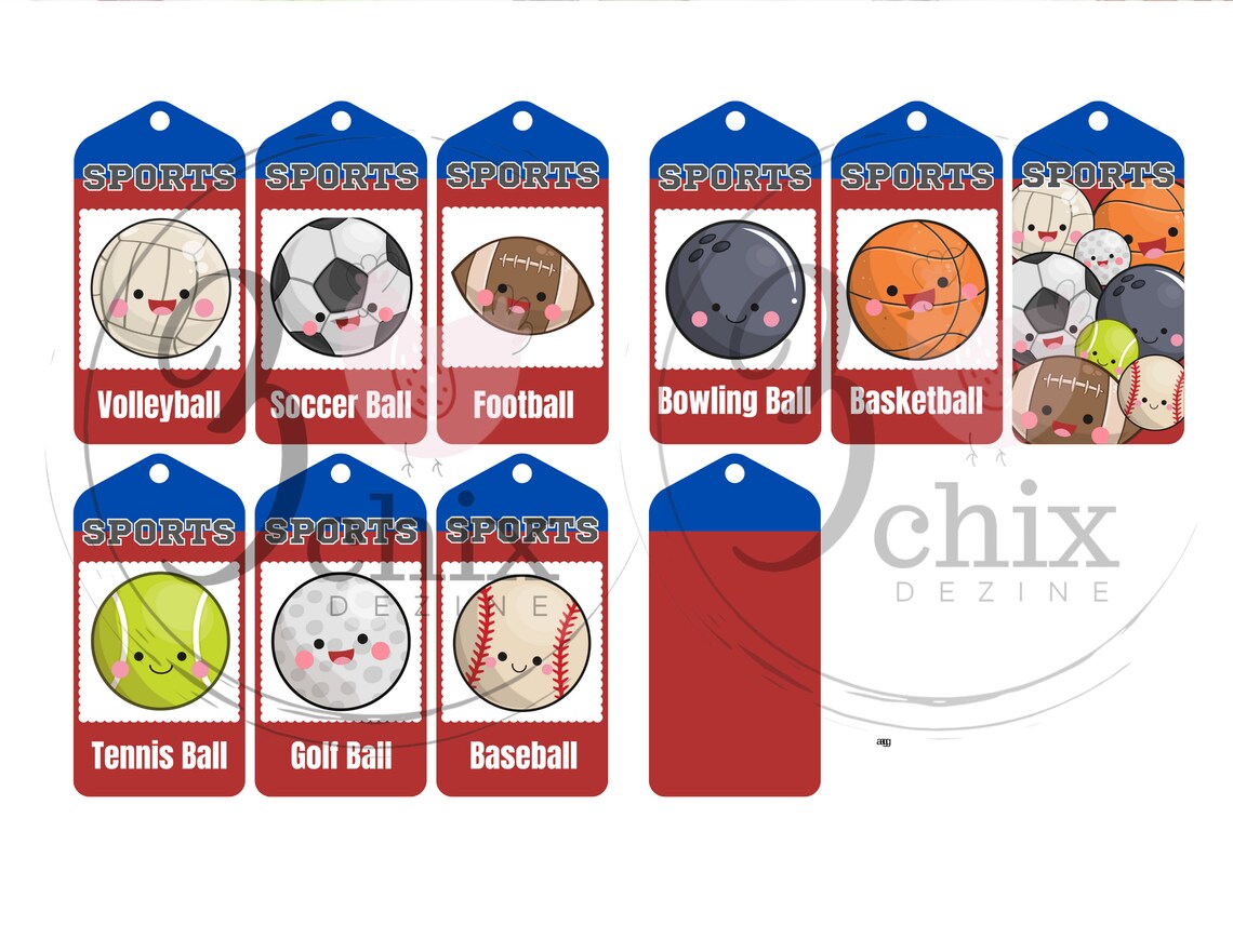 Sports Busy Tags | Pre-school Cards | Autism Resources | Special Needs ...