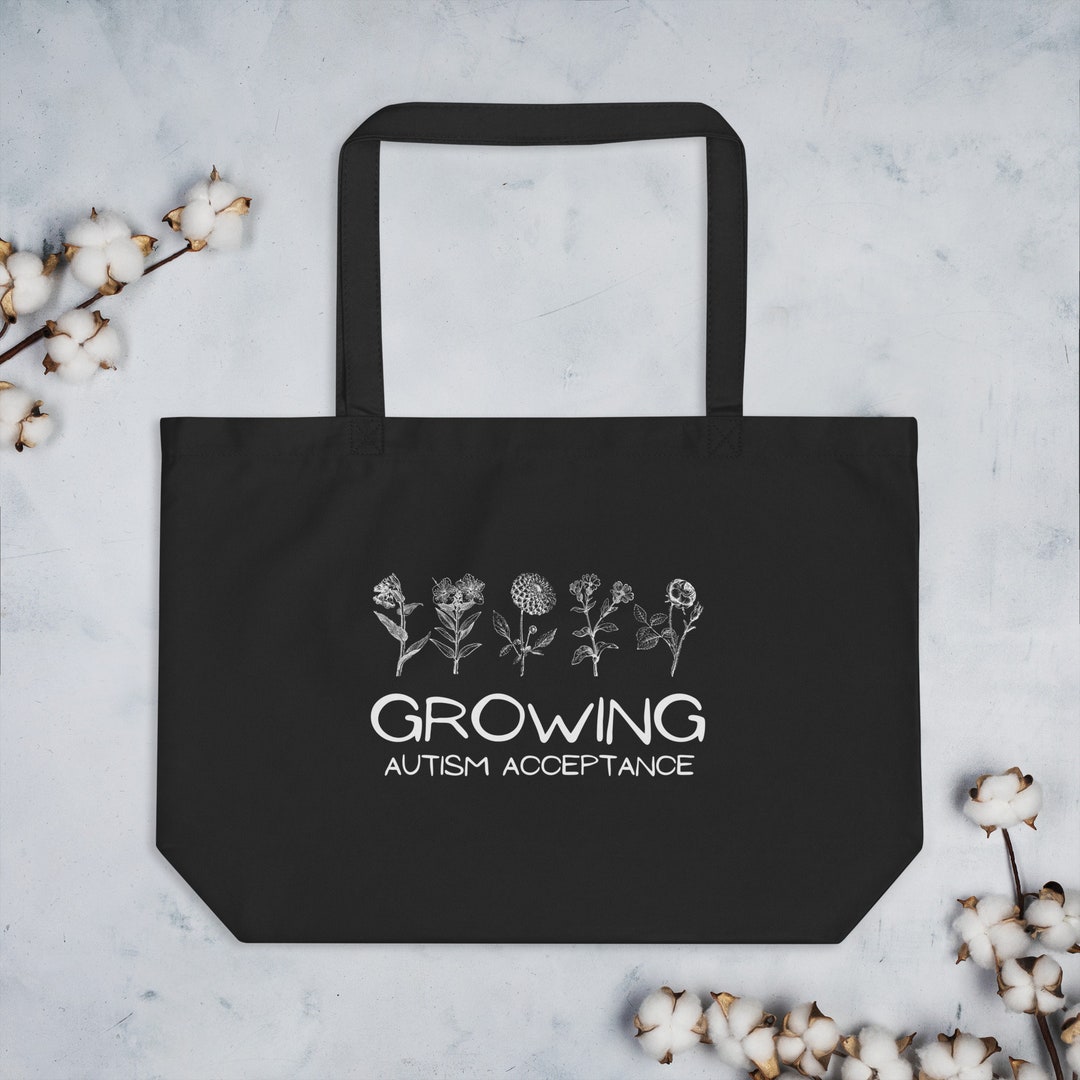 Growing Autism Acceptance Tote, Autism Acceptance Tote, Autism ...