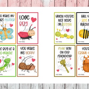Cute Bugs Kids Valentines, School Valentine, Classroom Valentines ...