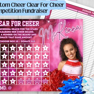 Clear the Board Cheer Custom Photo Fundraiser | Pick A Date to Donate ...
