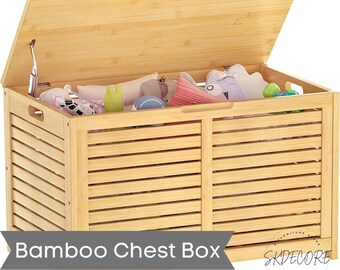 Toy Box With Safety Hinge - Etsy